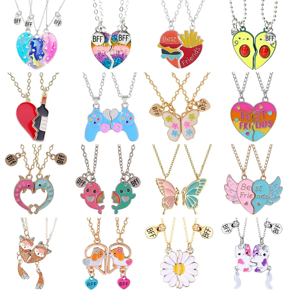 Cute Cartoon Necklaces For Women Kawaii Cat & Dog... From Dhmallqueen ...