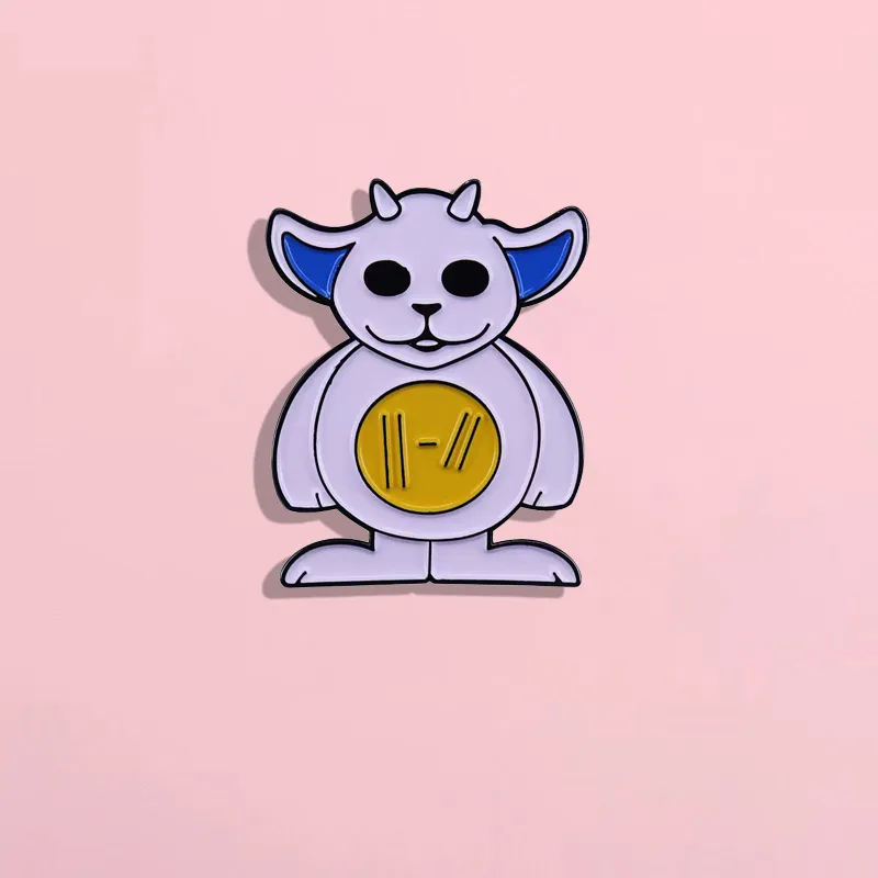 Rock Band Enamel Pin Cute Mascot Metal Badge, Collectible Medal, Unique ...