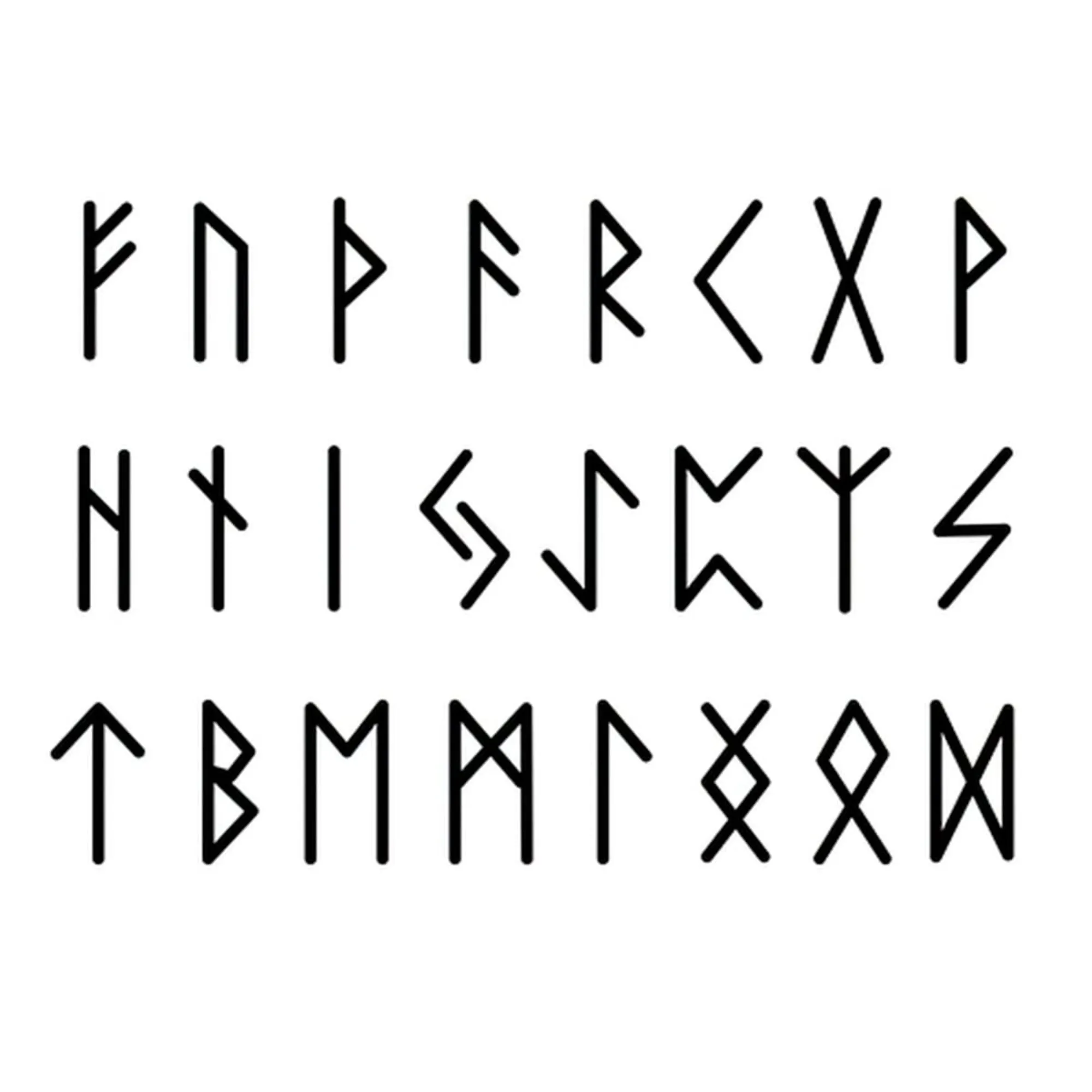 Rune Of Runes Rune Temporary Tattoos 6 Sheets For Men And Women, Runic ...