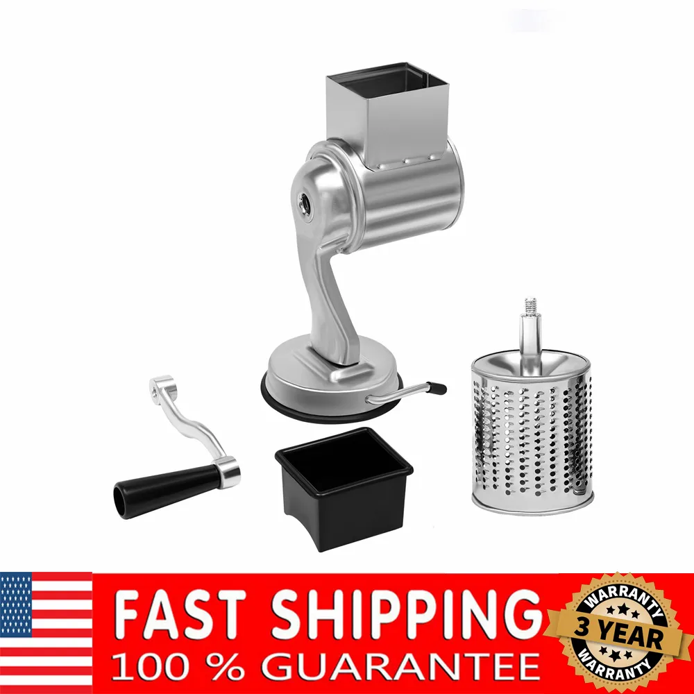 Stainless Steel Rotary Grater For Vegetables, Cheese,... From ...