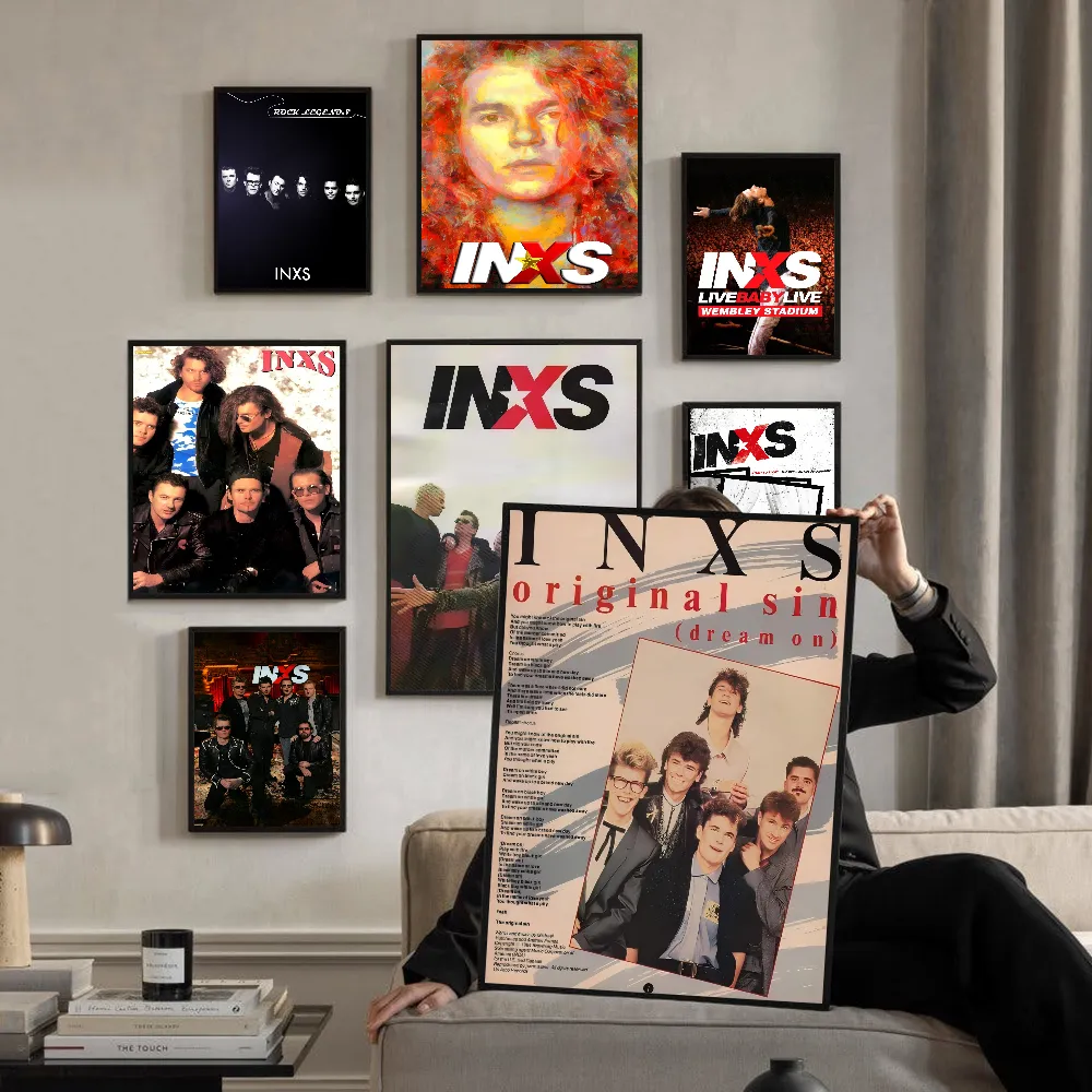 INXS Singer Movie Sticky Back Poster Printing DIY... From Dh912603111 ...
