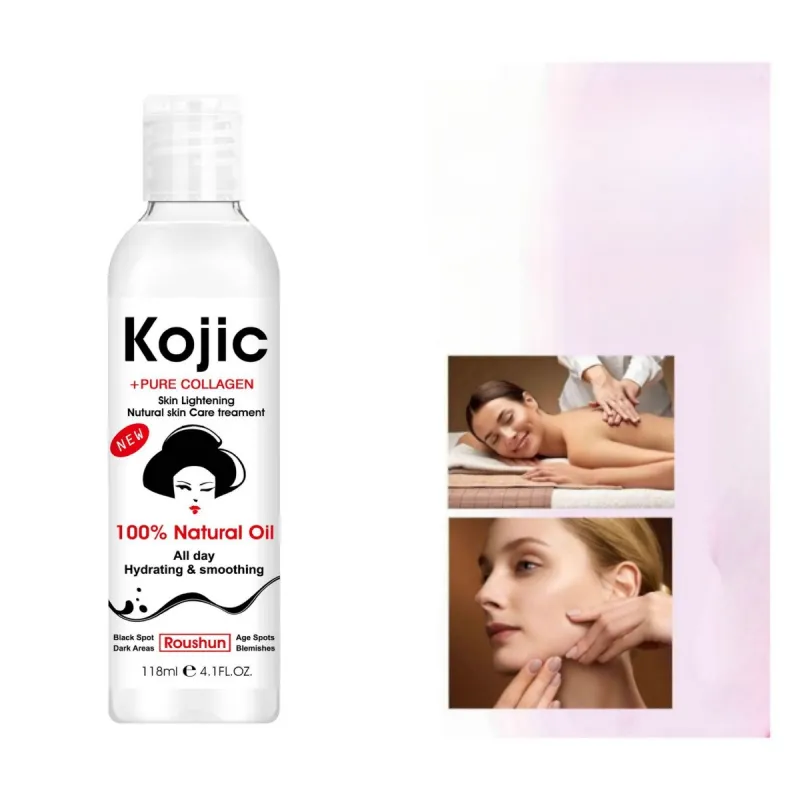 ROUSHUN Kojic Acid Body Oil Moisturizing Skin Care Oil For Face & Body ...