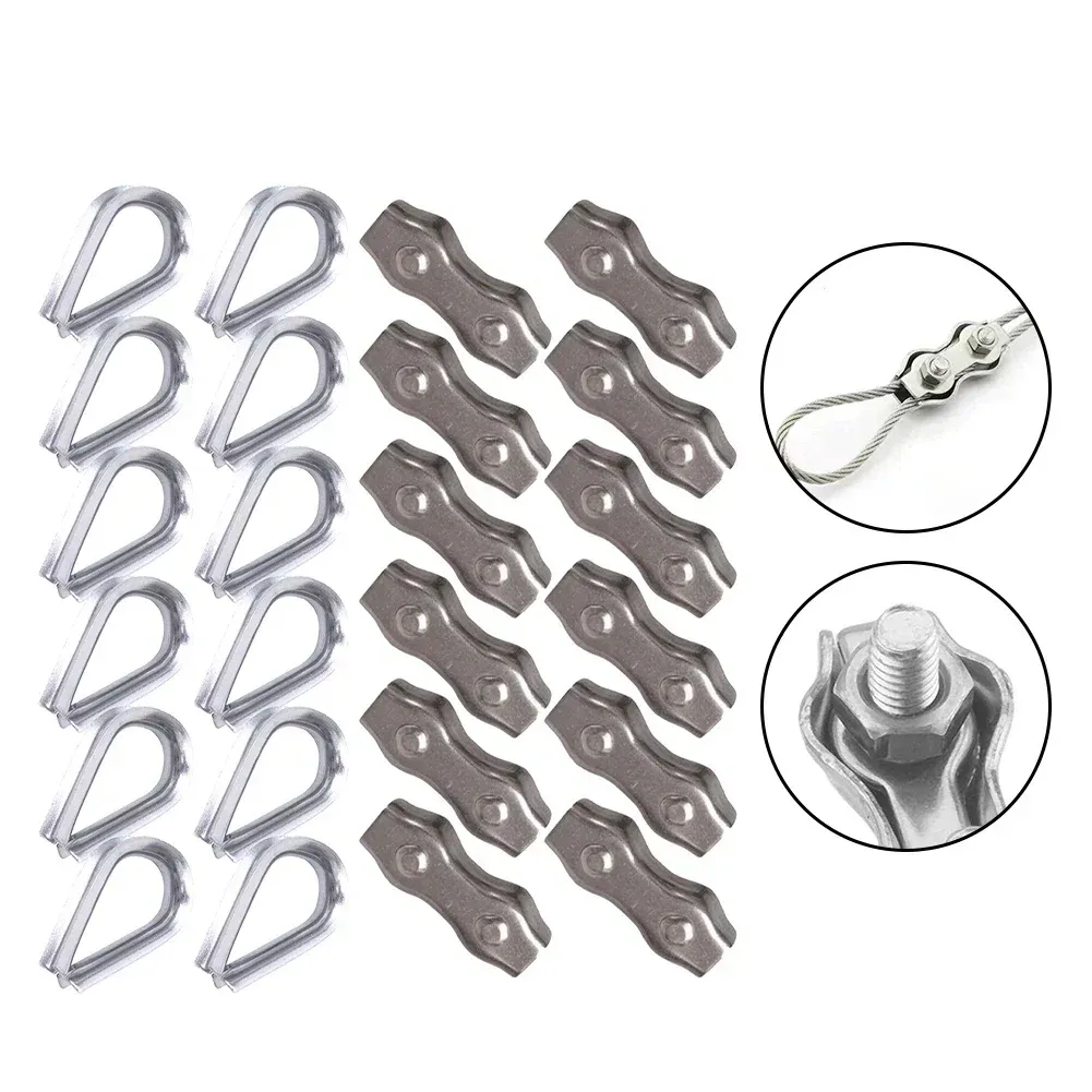 Duplex Clamp And Wire Rope Thimble Kit 304... From Dh912603111, $31.48 ...