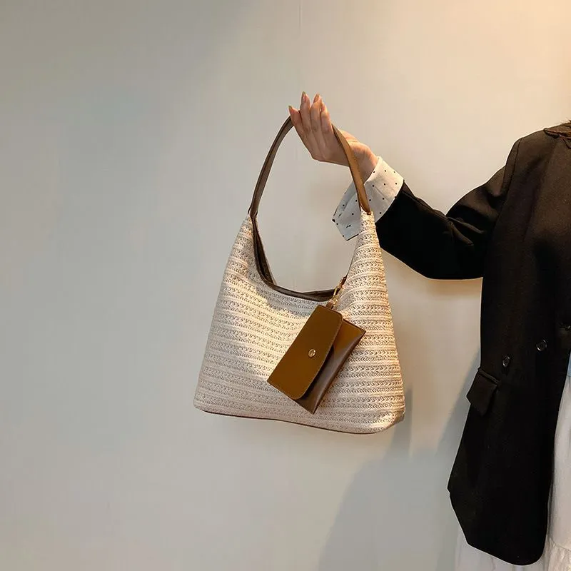 2025 Designer Straw Tote Bag For Women: Large Capacity Luxury Single ...
