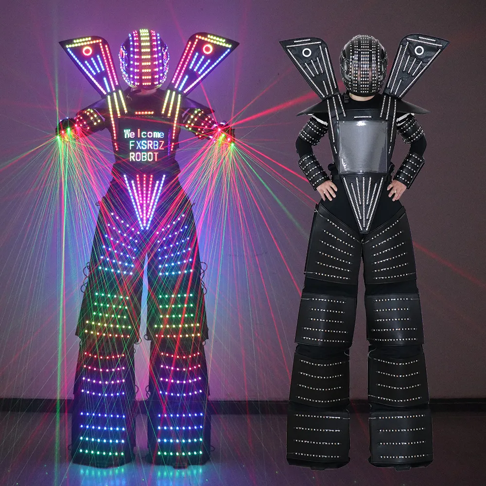 Full Color LED Robot Suit Costume Light Up Stilts,... From Cosmose ...