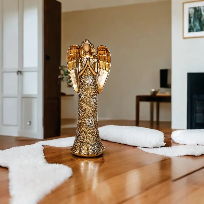 Golden Goddess Statue Resin Sculpture Figure... From Dh912603111, $14. ...