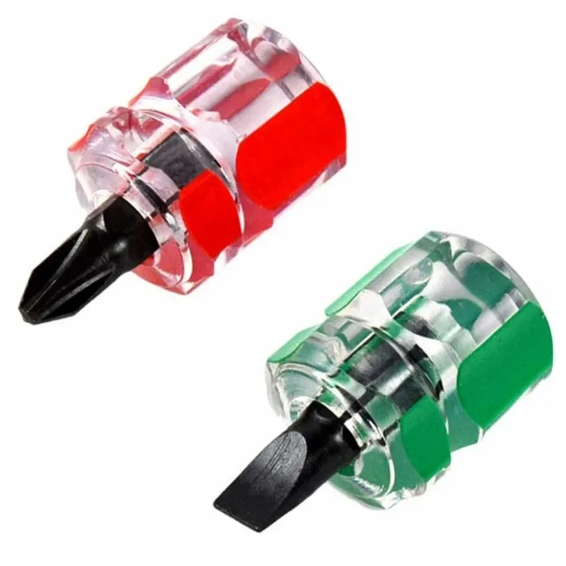 Mini Screwdriver Set Short Phillips Head And Flat Head Screwdrivers For ...