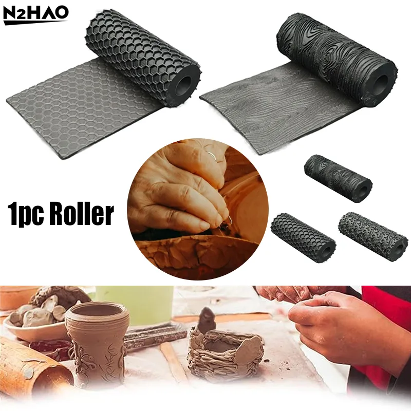Clay Tile Roller 3D Printed Honeycomb Texture Roller... From ...