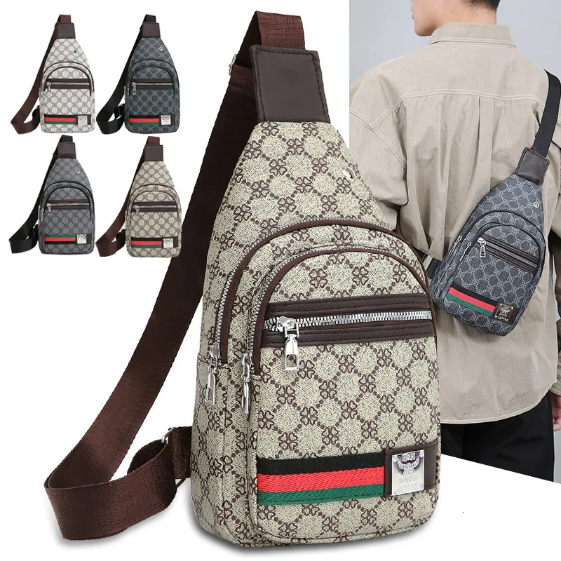 Luxury Designer Men's Chest Mens Sling Bag Large... From Shipibagshop ...