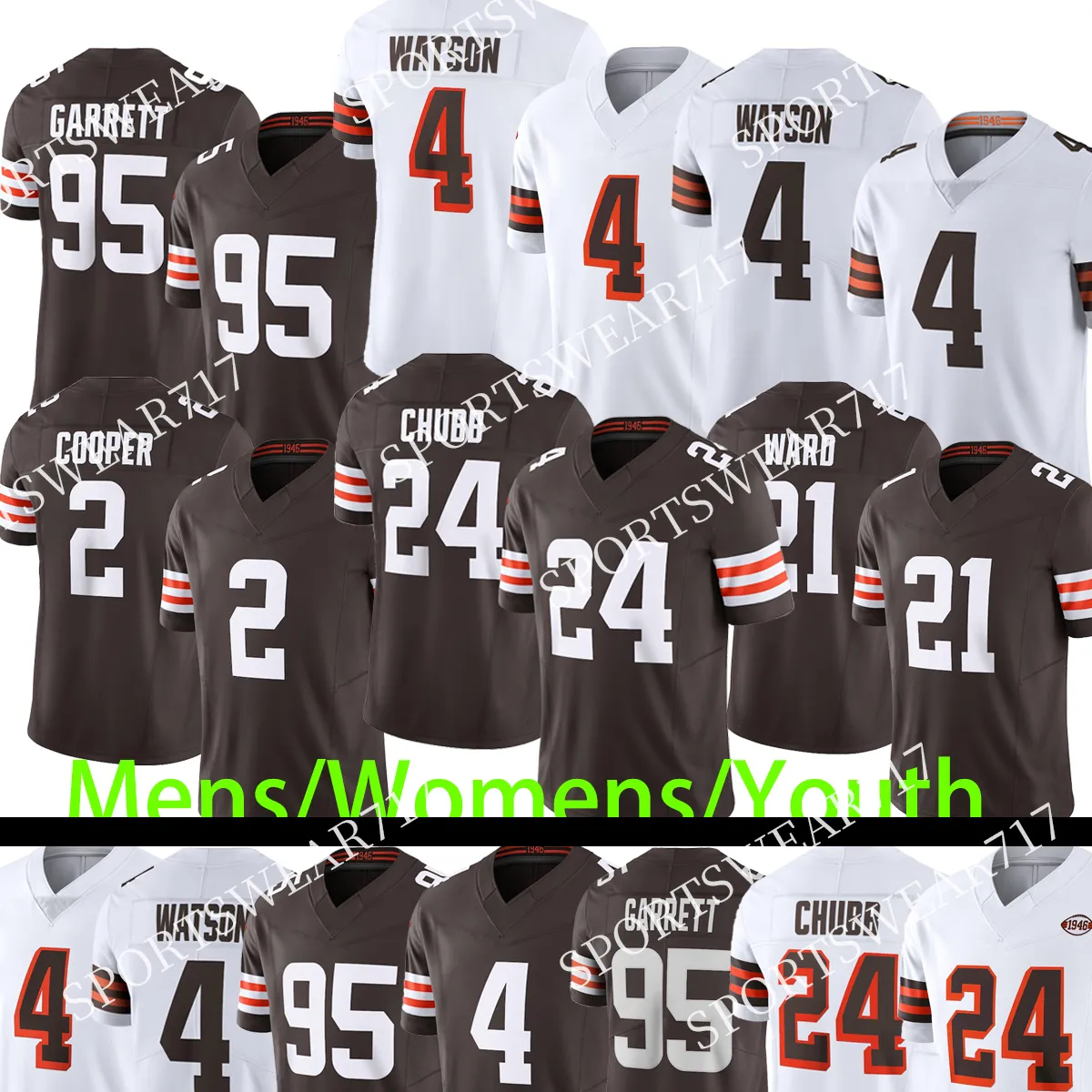 Clevelandcity Brown Jersey: Shedeur Sanders, Myles Garrett, Quinshon ...