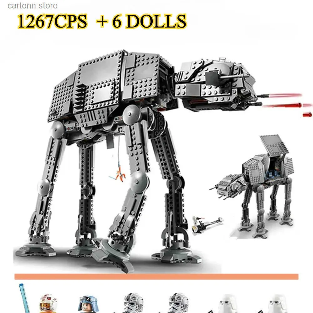 Star Plan Building Blocks: AT AT Compatible Assembled Model Toy For ...