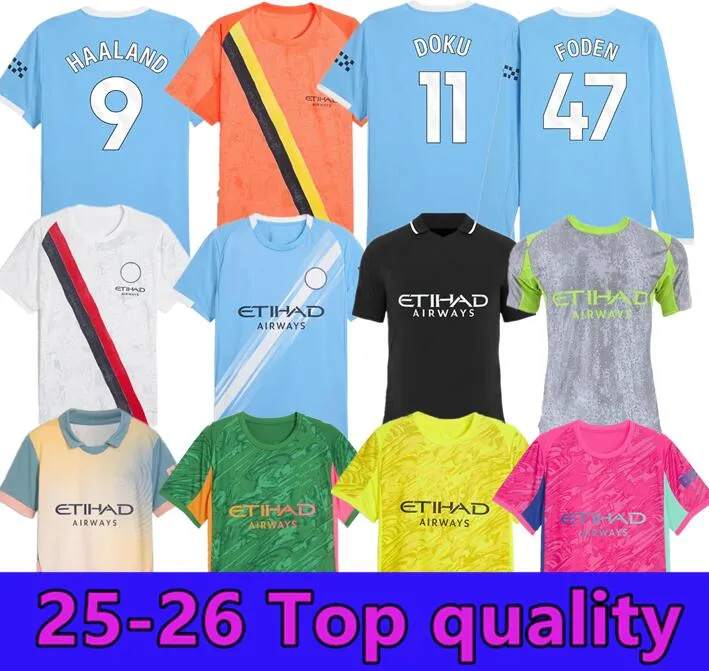 MARMOUSH Man City Soccer Jerseys 2026 Kids Football Kits With Foden ...