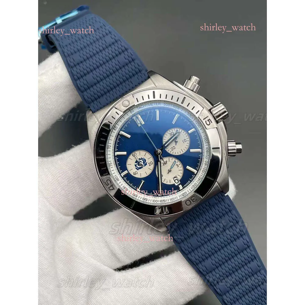 Breitling men's stainless steel watch 42mm oval dial red band quartz ...