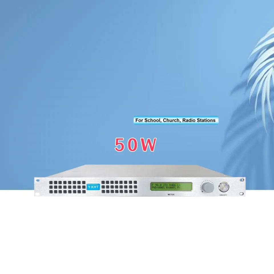 Church Wireless FM Broadcast Transmitters YXHT 1 50W High Power Stable ...