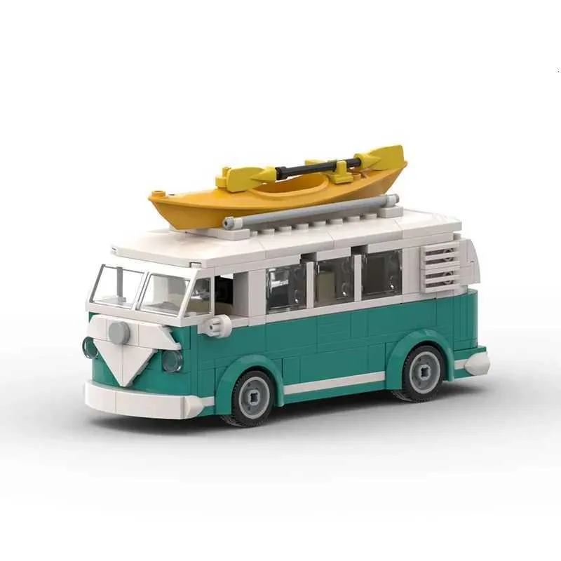 MOC Tech Car T1 Camping RV Model Building Blocks 100% Original ...