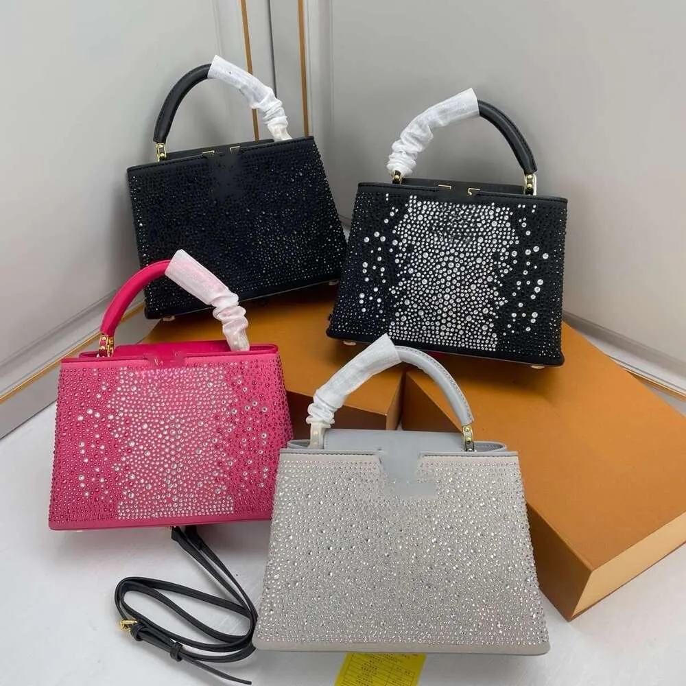Diamond Studded Fashion Handbag: Stylish Single Shoulder & Crossbody ...