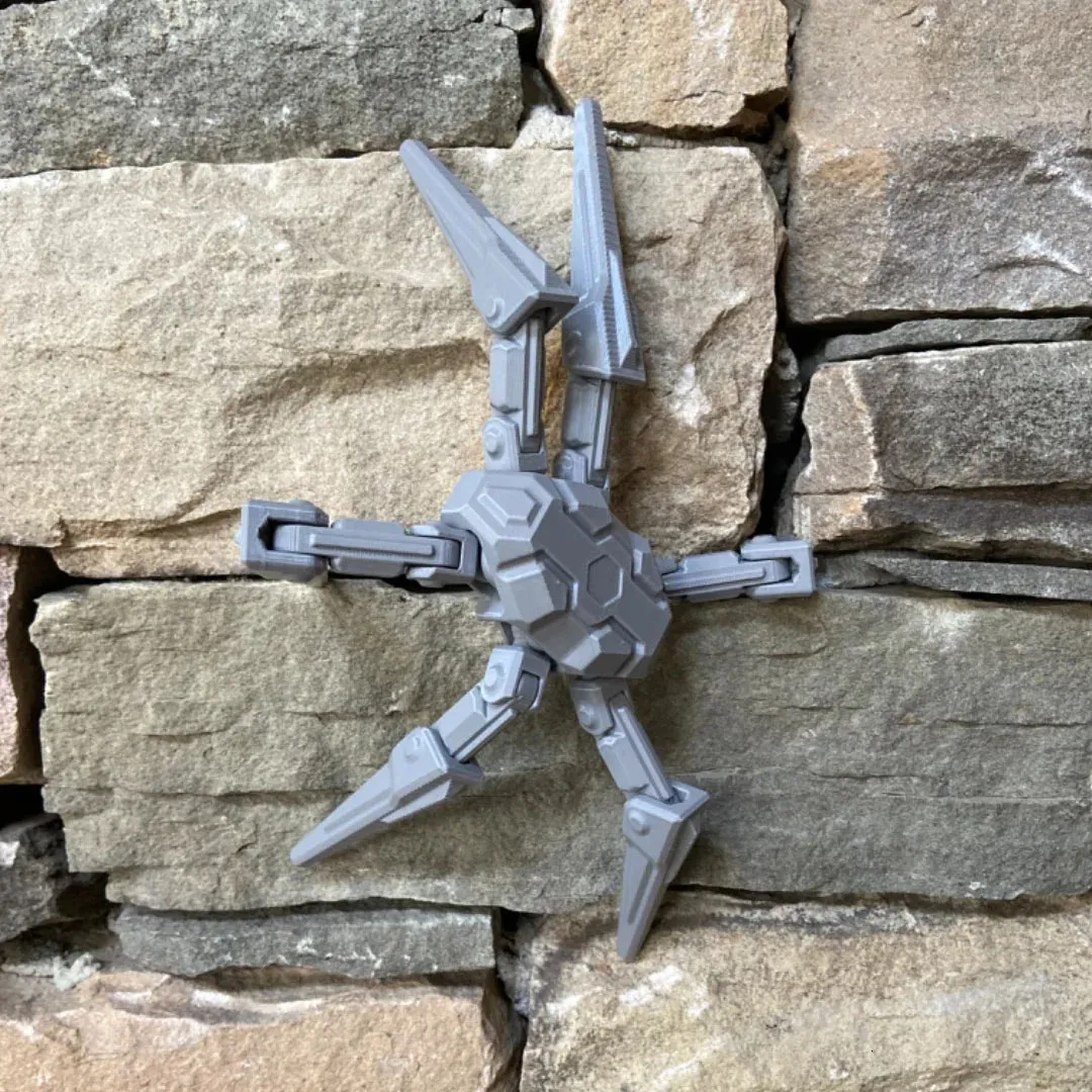 3D Printed Spider Model Articulated Spider Figure For Desktop ...