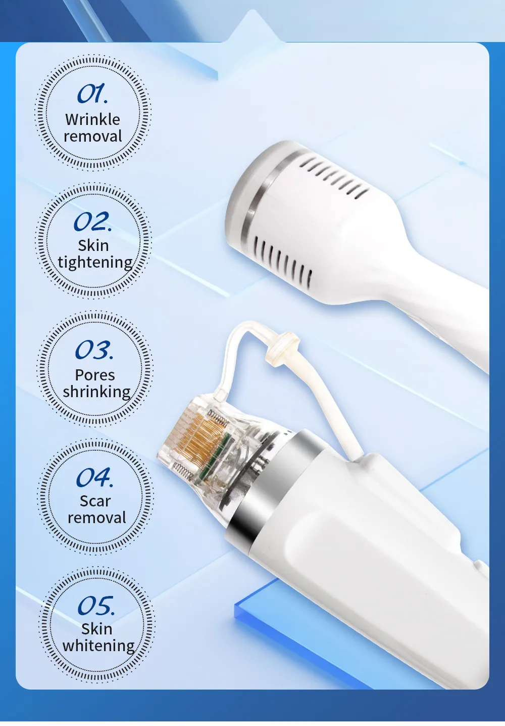 RF Microneedling Machine Professional Anti Wrinkle Fractional Micro ...