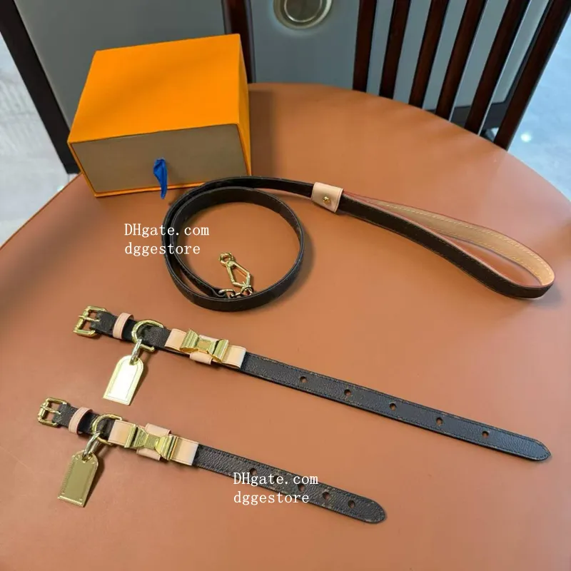 Designer Dog Collars Leash Set Luxury Leather Pet... From Dggestore ...
