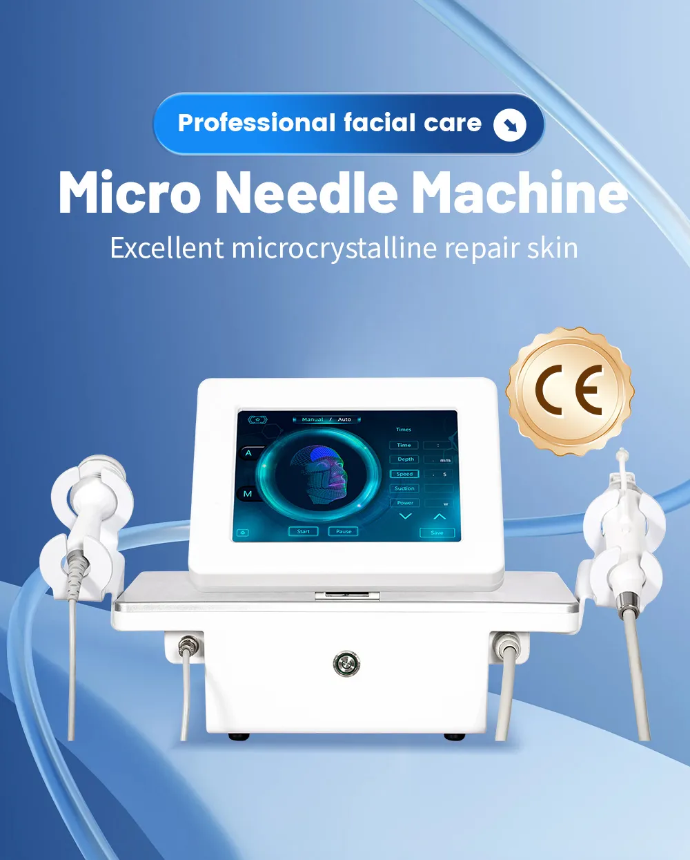 RF Microneedling Machine Professional Anti Wrinkle Fractional Micro ...