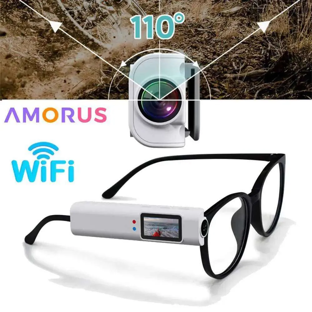 7K Mini FPV Glasses Camera: HD Video Recording Eyewear With WiFi App ...