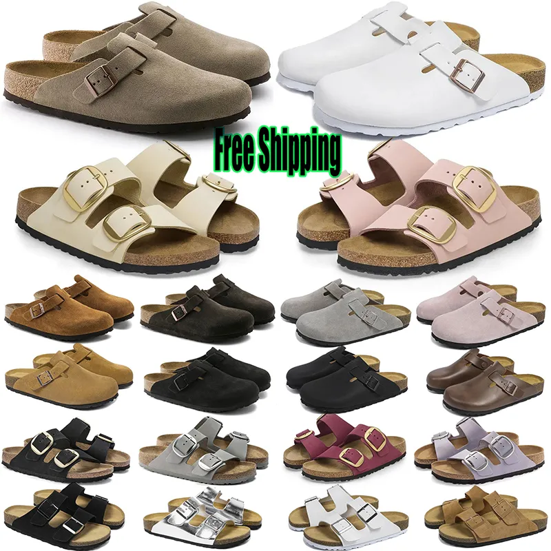 Designer Boston Clogs Sandals for Men and Women - Black, Brown, Light ...