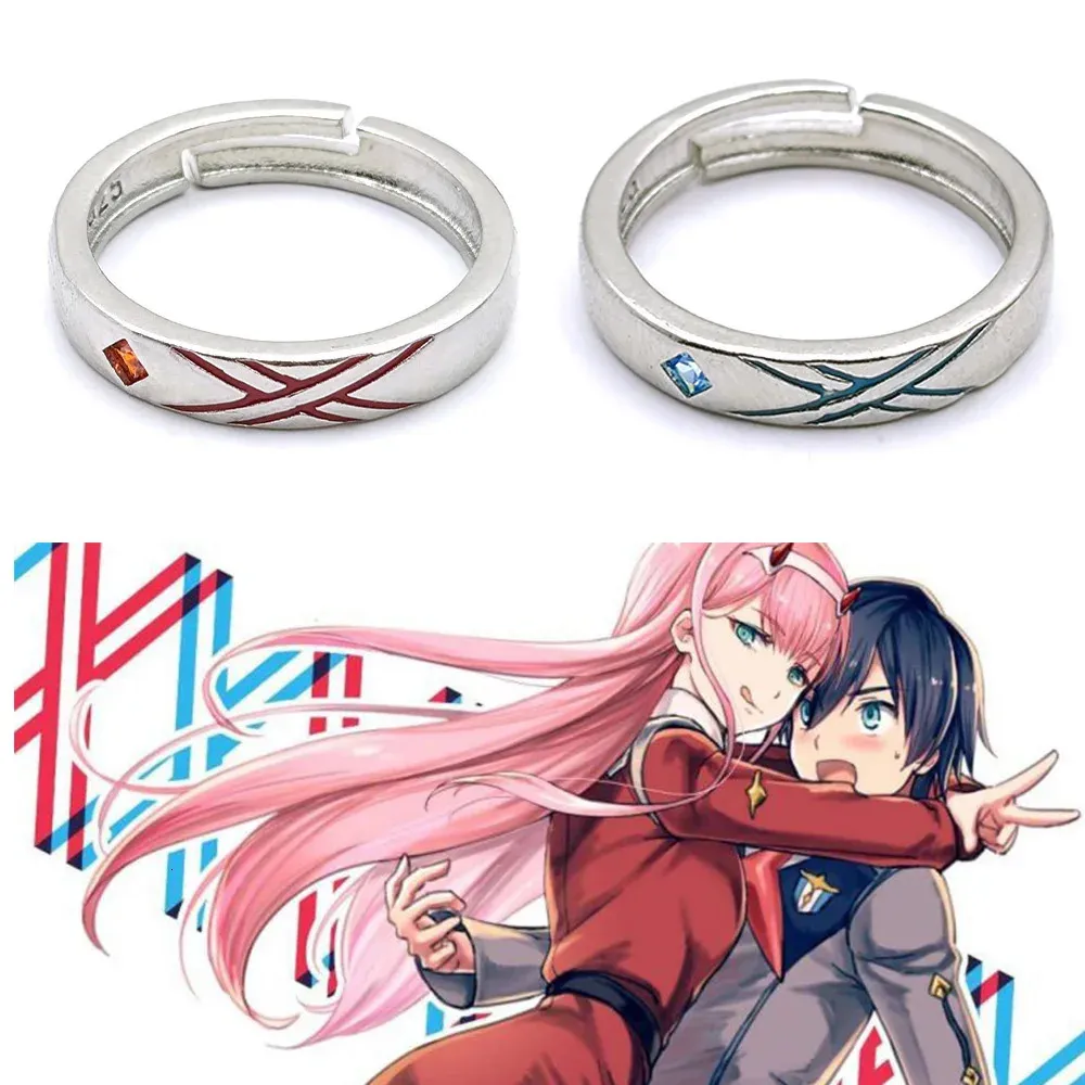 Anime Cosplay Rings Set: Darling In The Franxx Inspired Adjustable ...