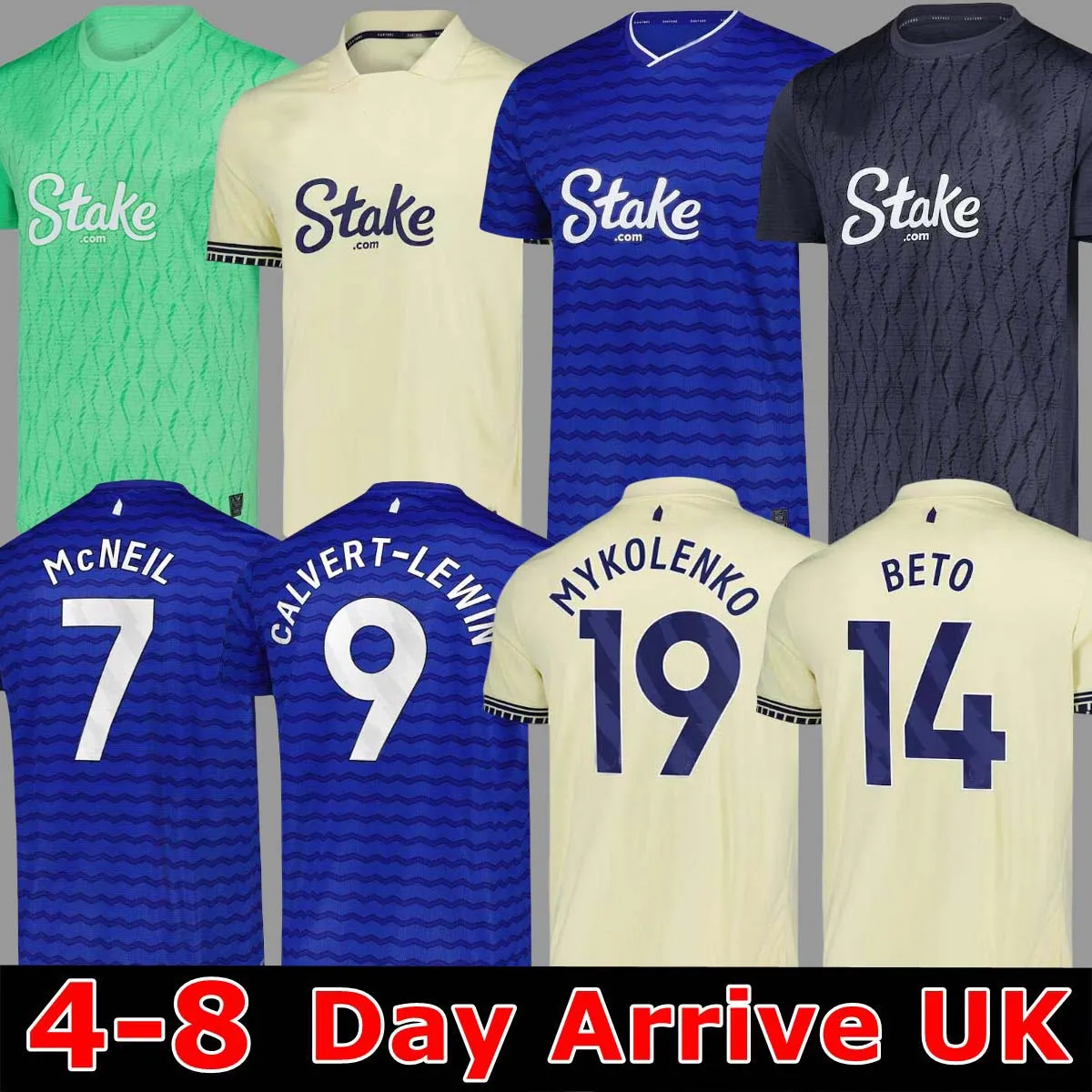25 26 McNEIL ONANA Soccer Jerseys CALVERT LEWIN GRAY... From Tomato ...