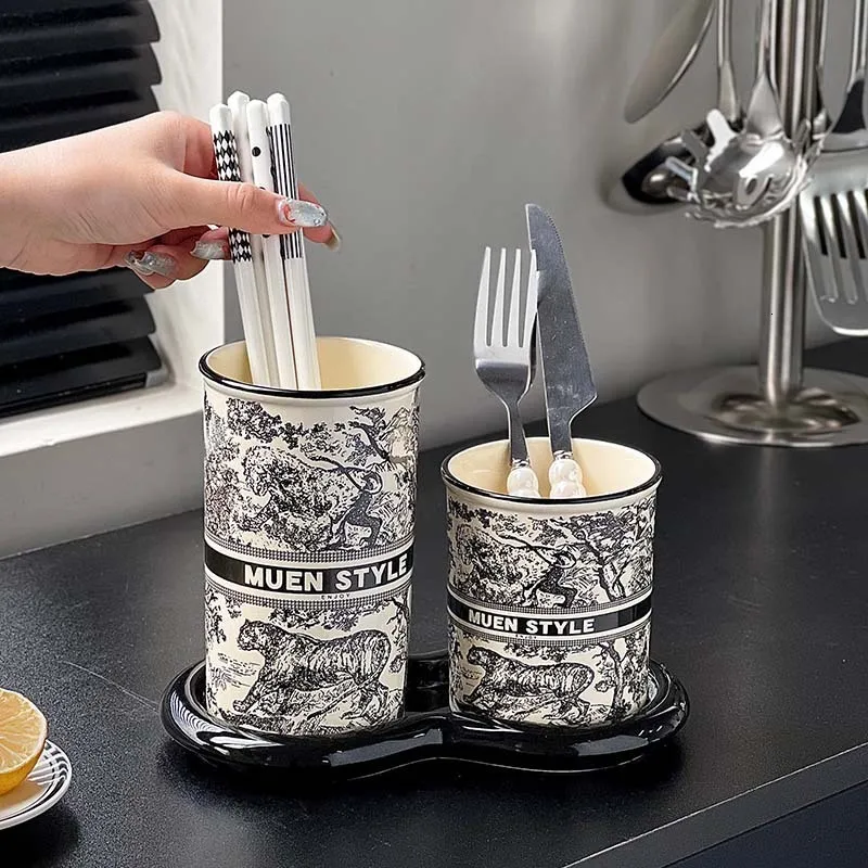Ink Series Ceramic Chopstick Holder Drainable... From Wealdstore, $56. ...