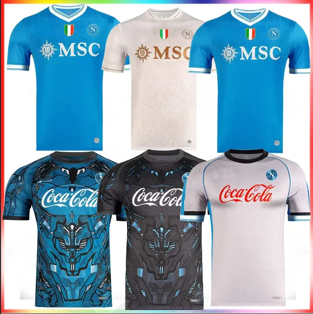 2025/2026 SSC Napoli Soccer Jerseys - 25/26 Naples Home & Away Football ...
