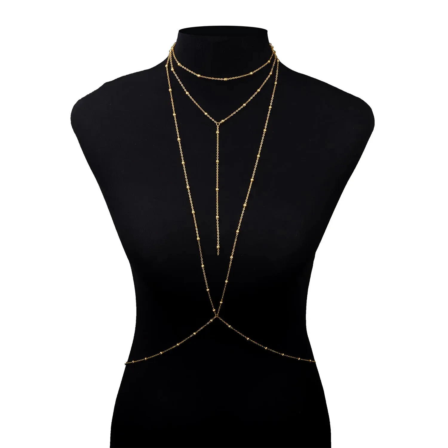 BD7016 Sexy Fashion Swimsuit Bra With Body Bead Chain... From Lian05 ...