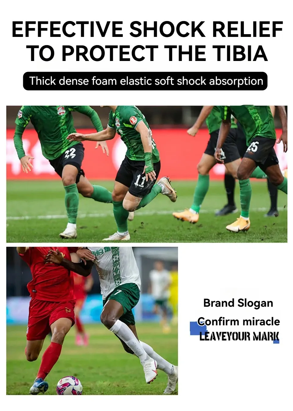 Breathable Soccer Shin Guards, Practical Small Football Shin Pads for ...