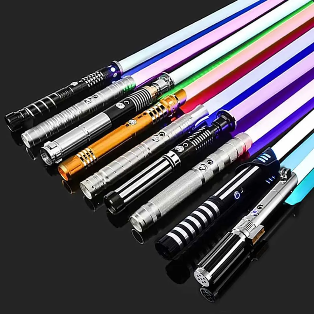 RGB LED Metal Hilt Lightsaber Color Changing Light Saber Toy For ...