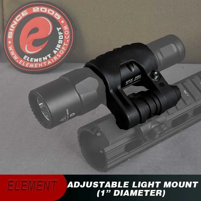 Airsoft Tactical Lezyne Light Gopro Mount Adjustable 25.4mm Diameter ...