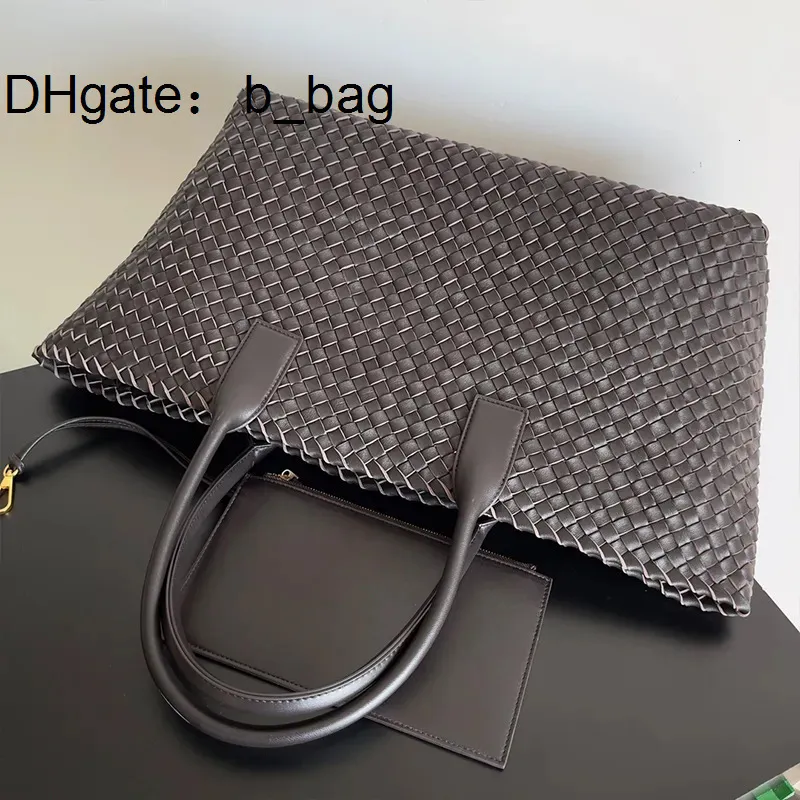 Luxury Woven Leather Handbag - Women's Designer Calfskin Tote Bag ...