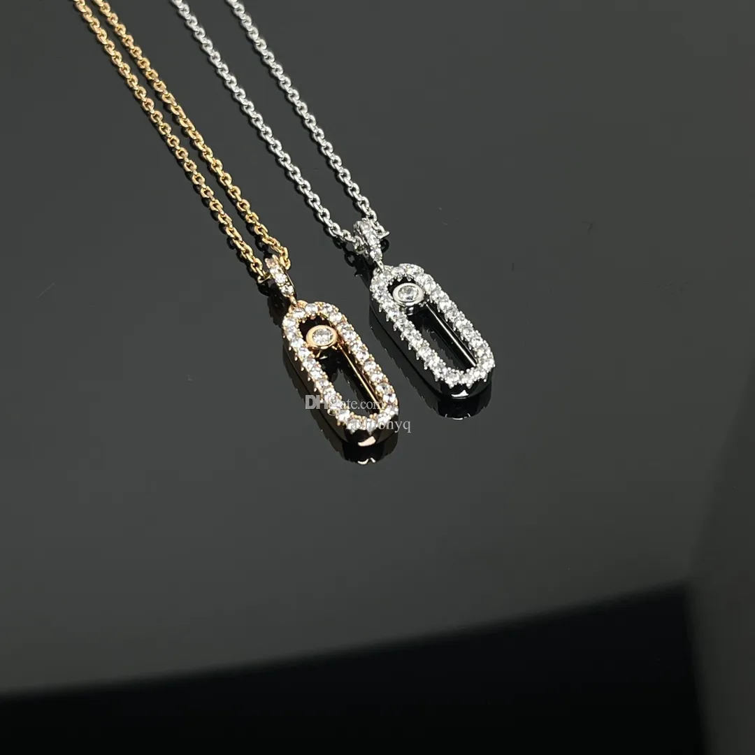 Geometric Designer Pendant Sterling Silver Paperclip... From Fashionyq ...