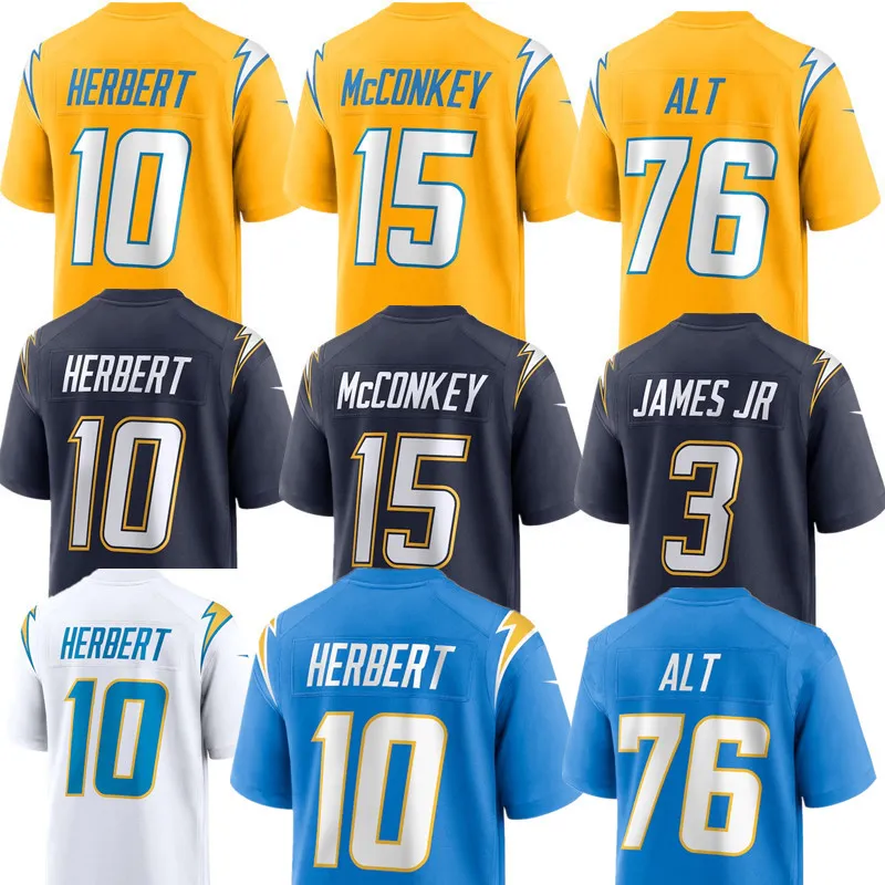 NFL Player Charger: Justin Herbert, Ladd McConkey, Omarion Hampton ...
