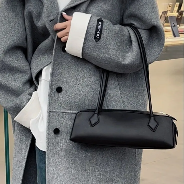 Chic Shoulder Baguette Handbag French Style Underarm Bag For Women ...