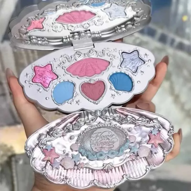 Shell Pearl Collection Matte Pearl Six Color Eyeshadow Palette ...