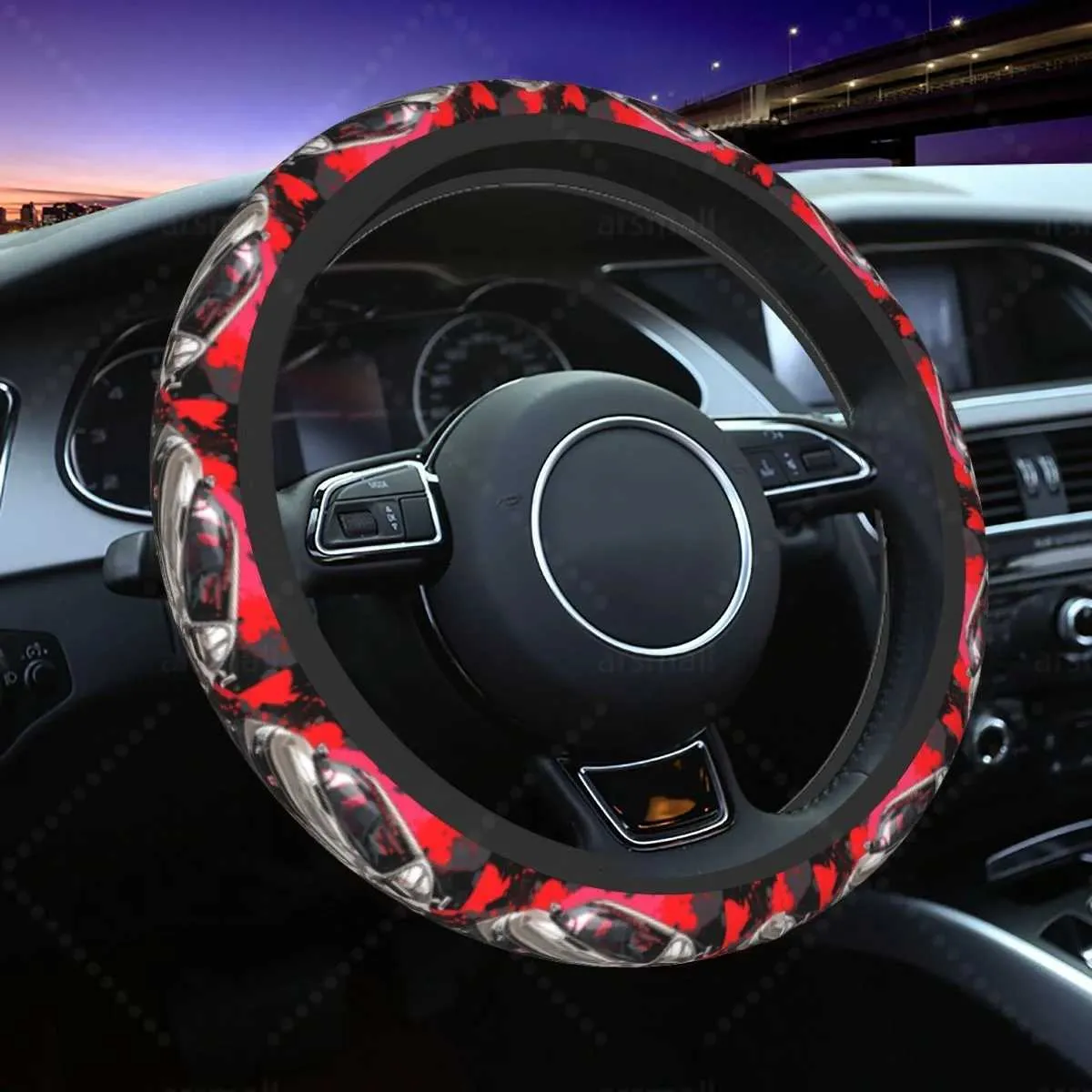 Comfort Grip Steering Wheel Cover For Cars & Trucks Anti Sweat, Non ...