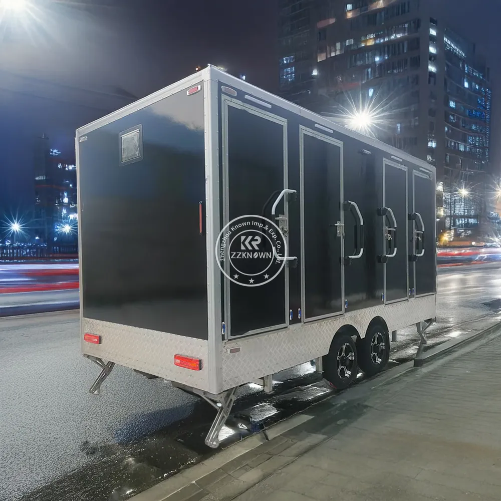 Luxury Portable Restroom Trailer For Events Elegant Mobile Washroom ...