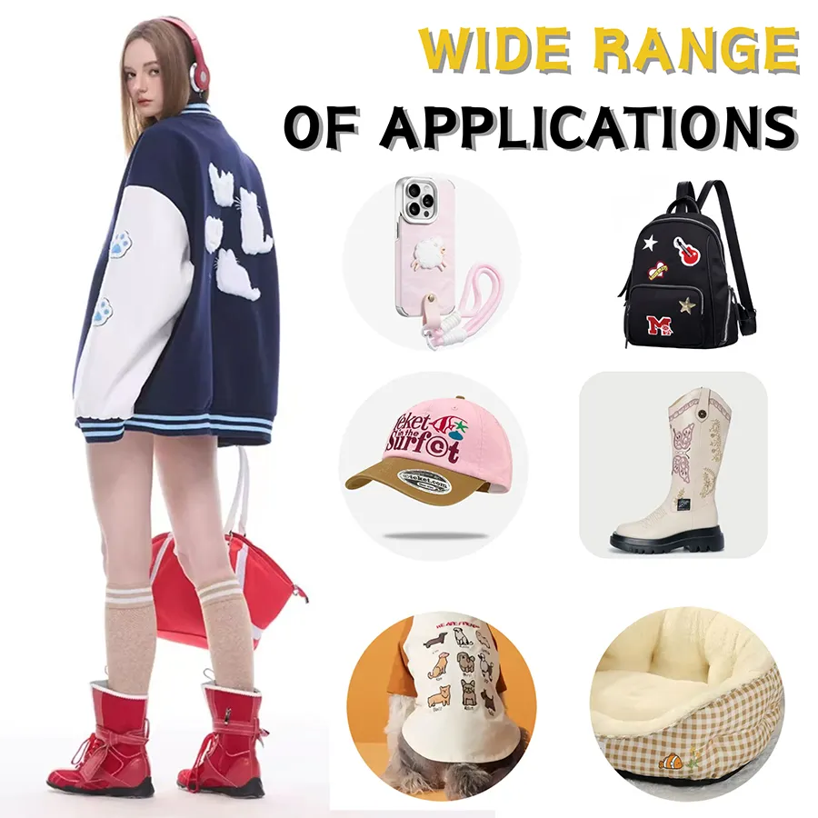 English Letter Embroidery Patches for Customizing Jackets, T-Shirts ...