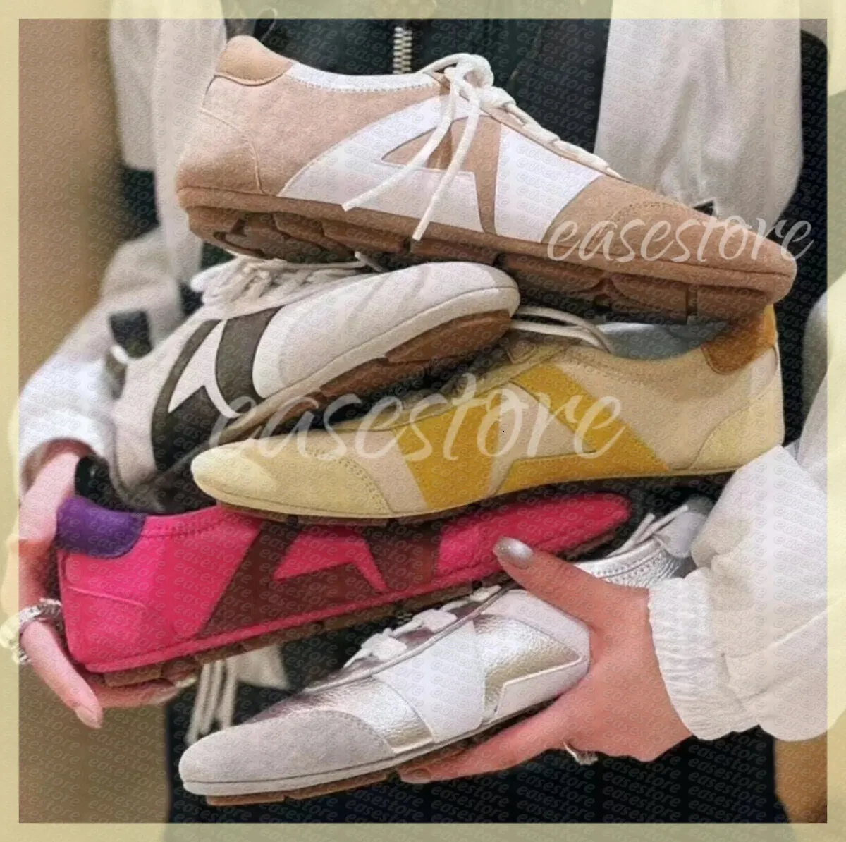 Sneakerina Women Designer Shoes Lace Up Ballerina... From Easestore ...