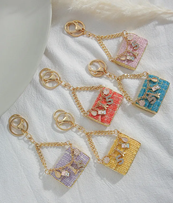 Creative Sweet Style Bag Metal Key Chain Pendant Cute Small Commodity ...