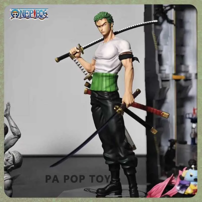 Zoro One Piece Action Figure, 25 Cm Collectible Figurine Statue Model ...