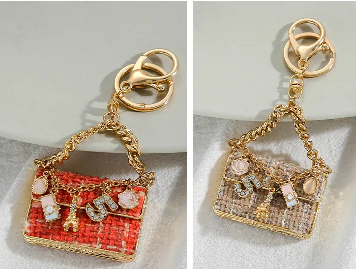 Creative Sweet Style Bag Metal Key Chain Pendant Cute Small Commodity ...