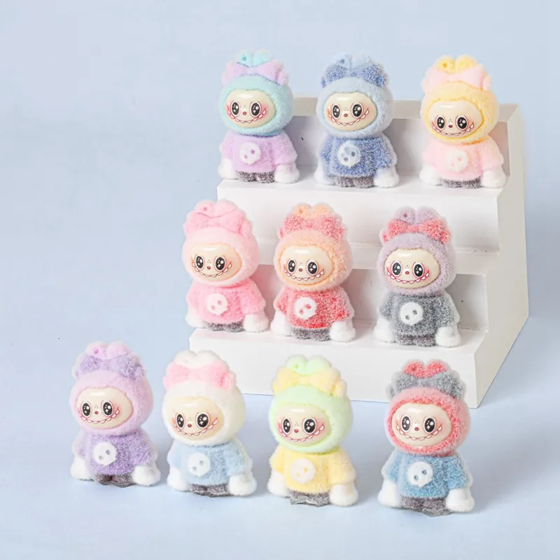 Cartoon Labubu Desktop Ornament, Cute Office, Car, and Home Decoration ...