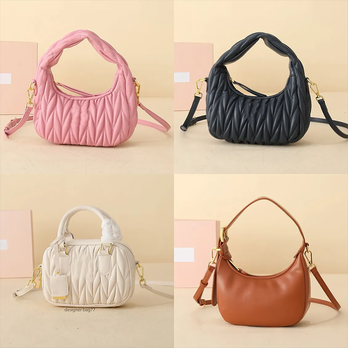 Designer Hobo Bags: Supple Leather Tote Shoulder Bag,... From ...