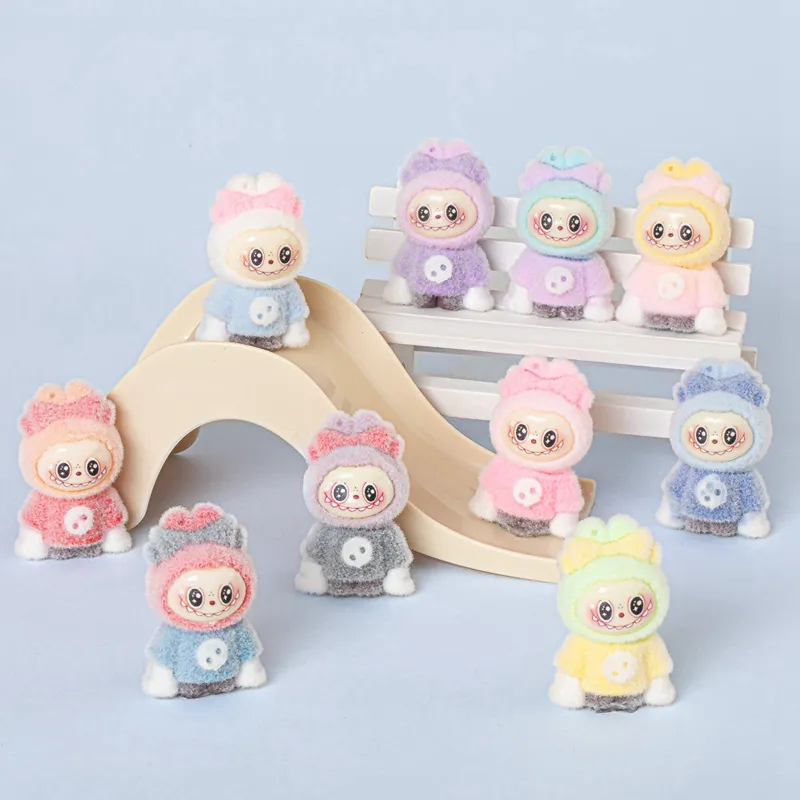 Cartoon Labubu Desktop Ornament, Cute Office, Car, and Home Decoration ...