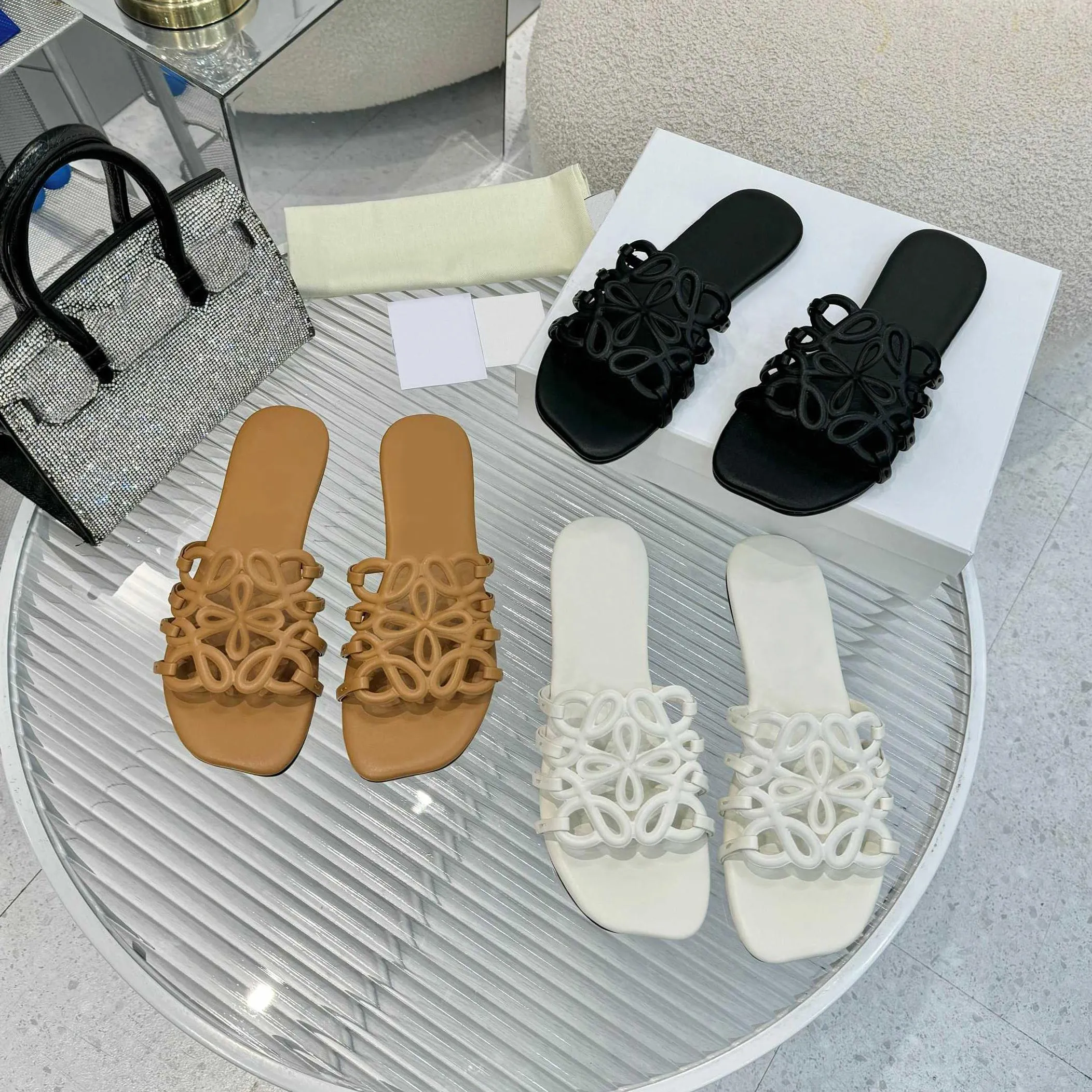 Designer Classic Hollow Out Sandals Soft Leather... From Trend_shoes777 ...